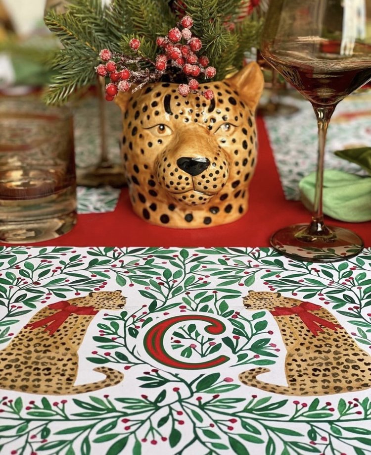 Christmas Leopard Tablescape Guide – Lucy Grymes