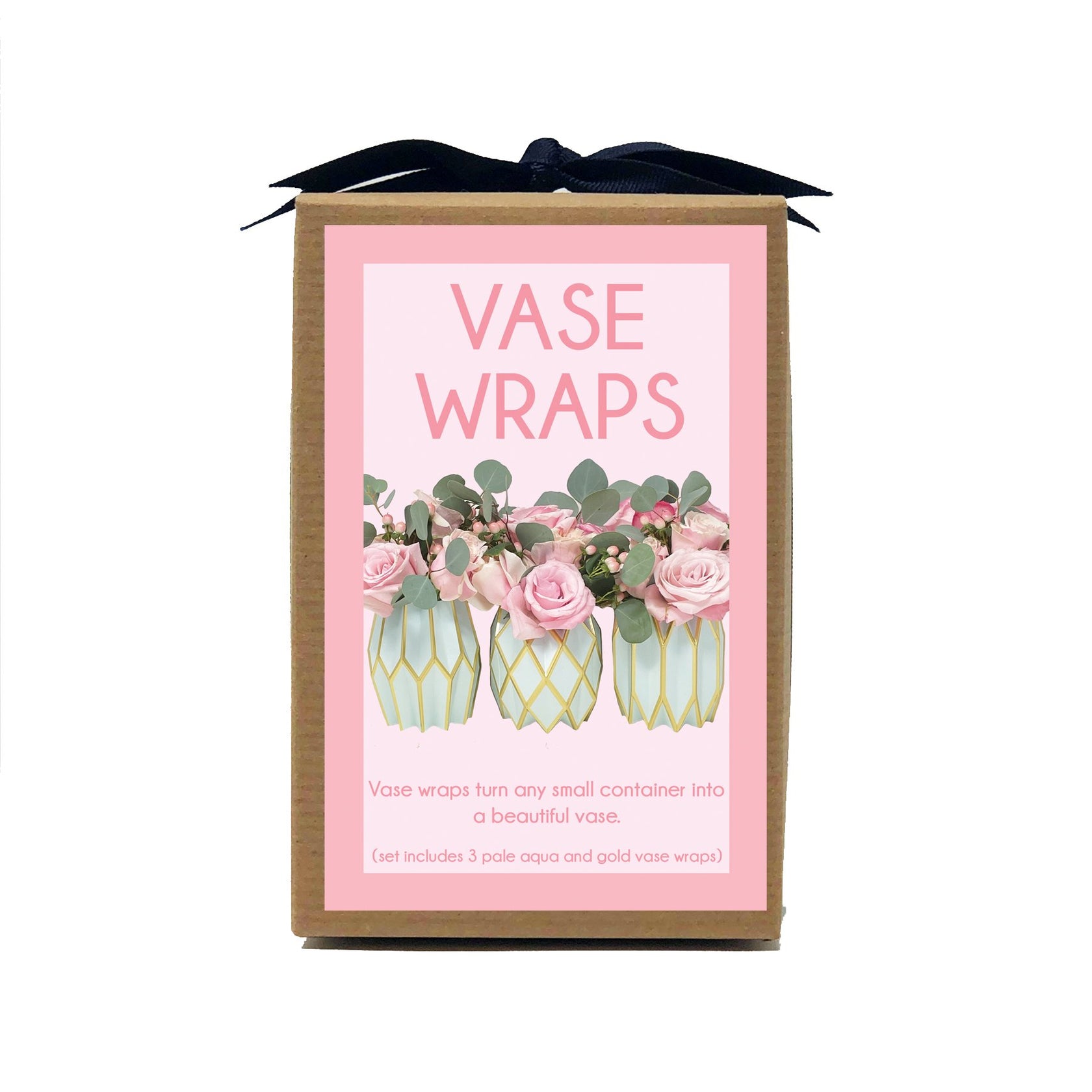 Tiffany Paper Vase Wraps by Lucy Grymes